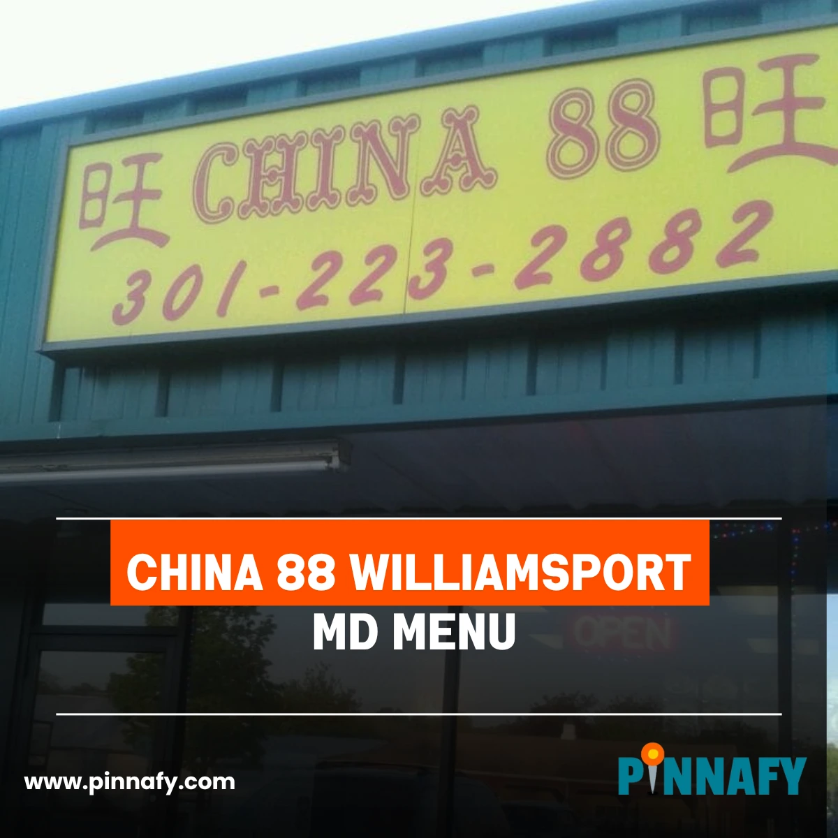China 88 Williamsport MD Menu (Updated for January 2026) – 16 Milestone ...